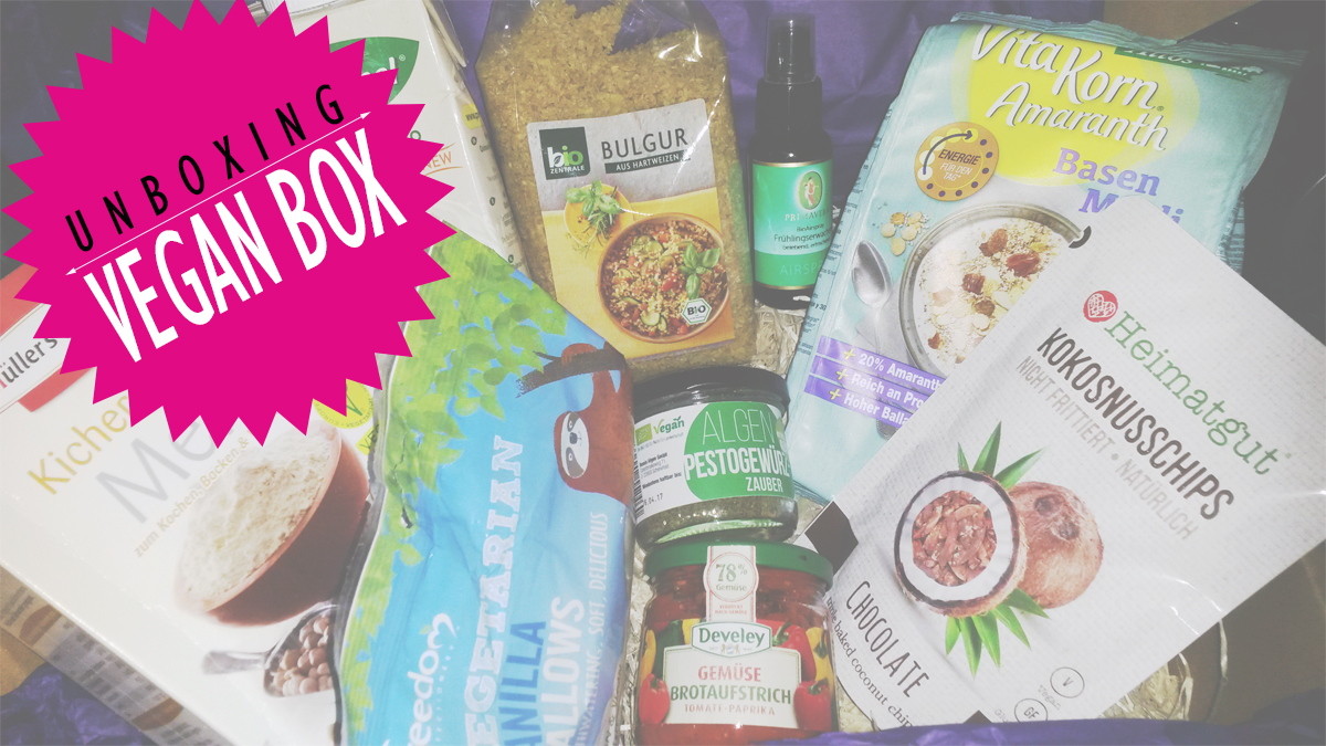 Unboxing: Vegan Box Mai 2016 – Wir essen Pflanzen